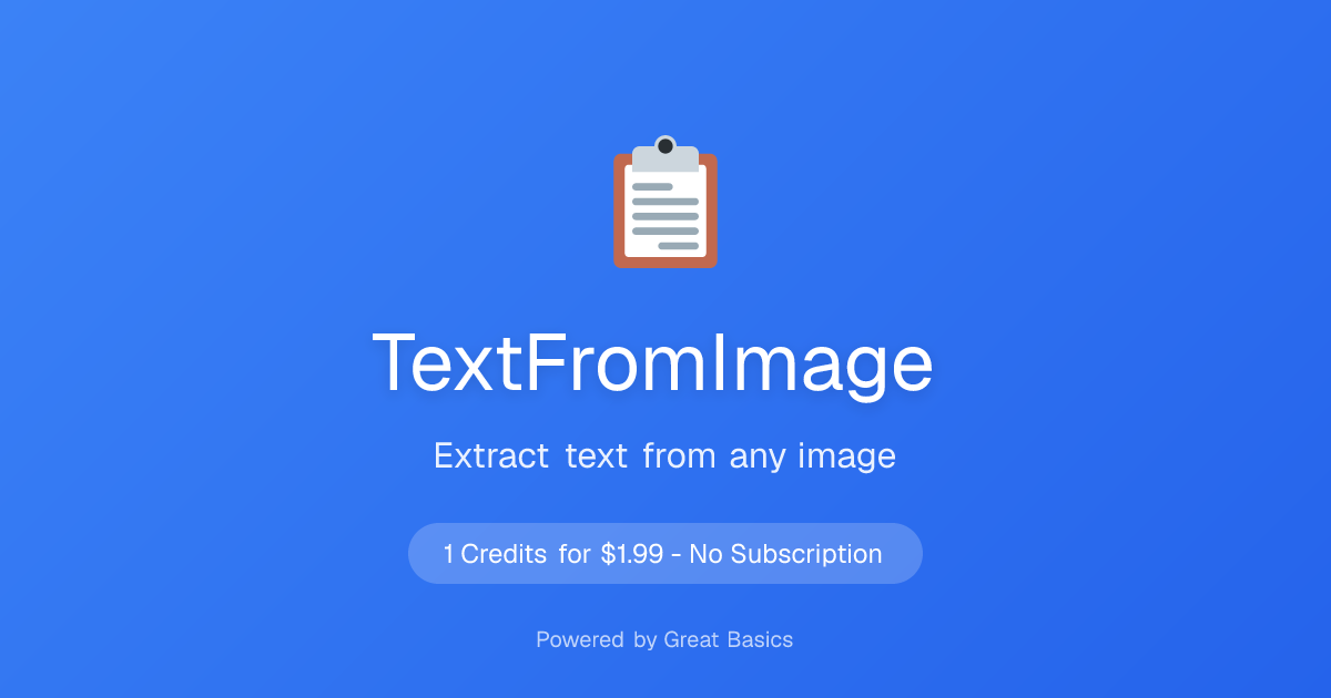 Extract Text from Image | TextFromImage - OCR Tool Online